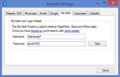Hooking Up APIs & Importing URLs - URL Profiler