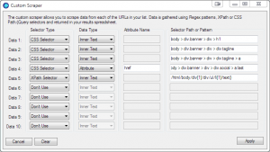 Custom Scraper Tool for Web and Data Scraping