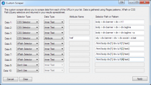 Custom Scraper Tool for Web and Data Scraping
