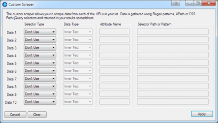 Custom Scraper Tool for Web and Data Scraping